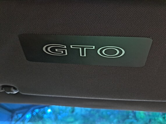 04-06 Pontiac GTO Sunvisor Decal Overlays - Etsy