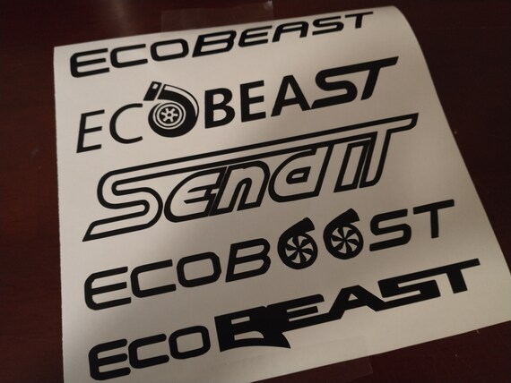 Ecoboost Ecobeast decals for ford vehicles - Etsy.de