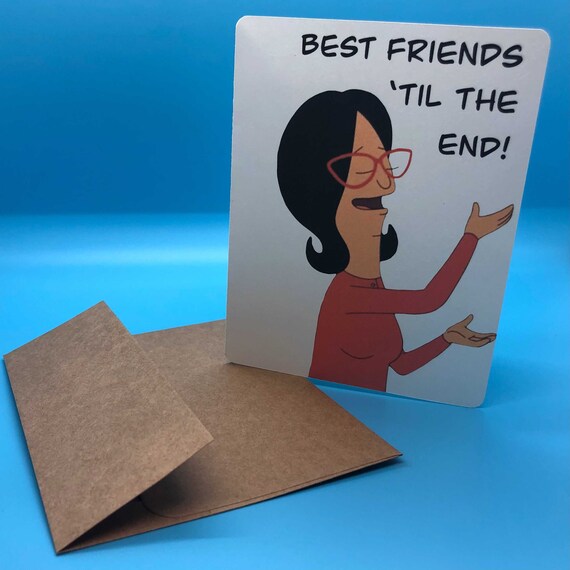 Greeting Cards Blank Cards Best Friends 'Til The End Linda Belcher ...