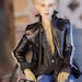 BJD HID ID75 SD17 Preorder Faux Leather Jacket/ PU Slim Pants/ Tank Top ...