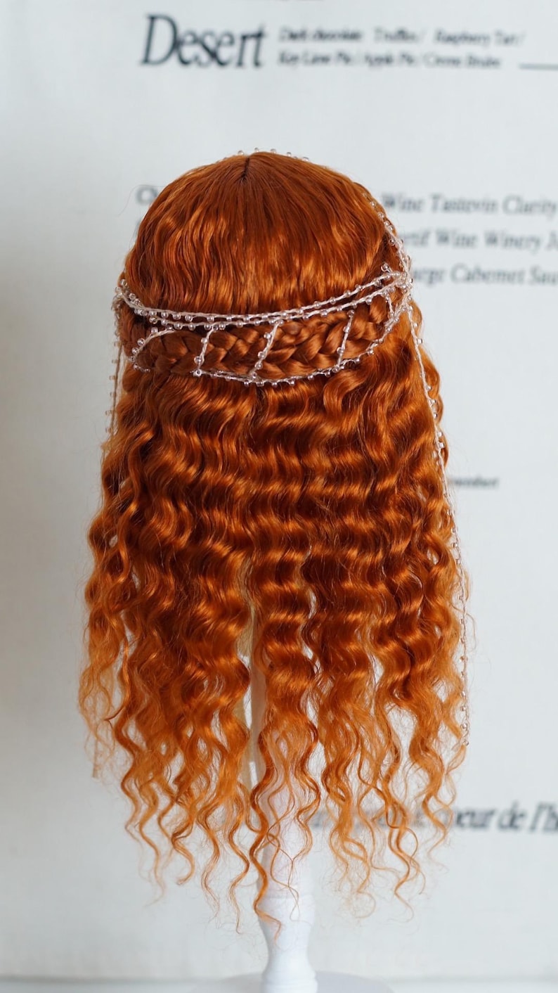 1/3 Wigs Custom Preorder Braided Mohair Wig Retro Mermaid Hair Fix ...