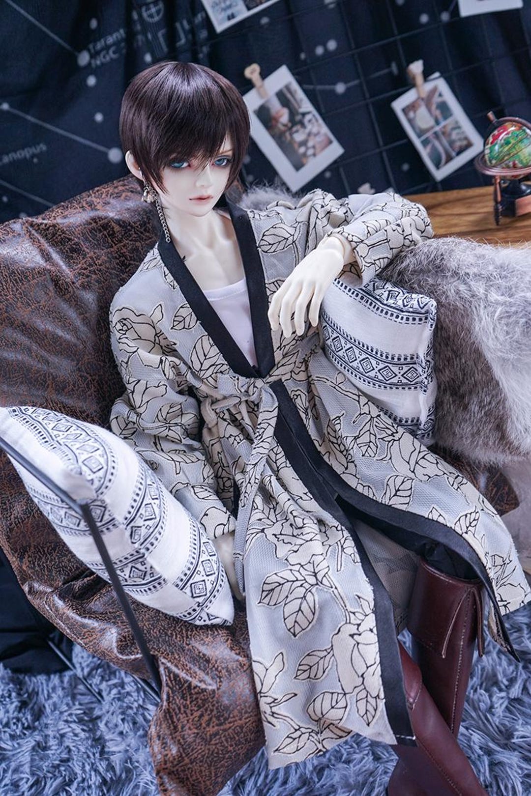 BJD Custom Kimono Jacket Japanese Style Top 1/4 1/3 ID75 EID 5th ...