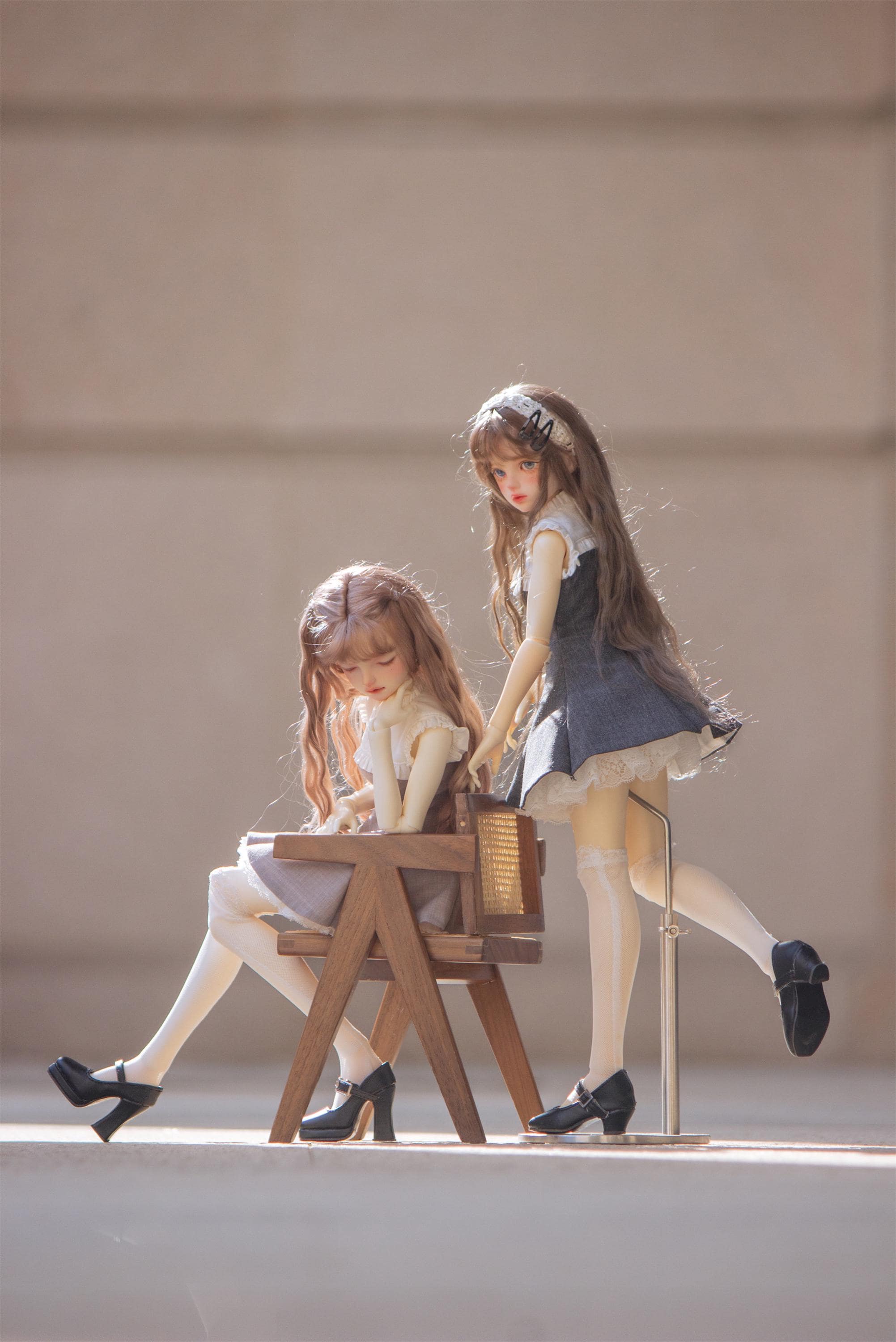 Limited 1/4 in Stock Uniform Dress Sleeveless Clothes Set Msd Napi Xaga ...