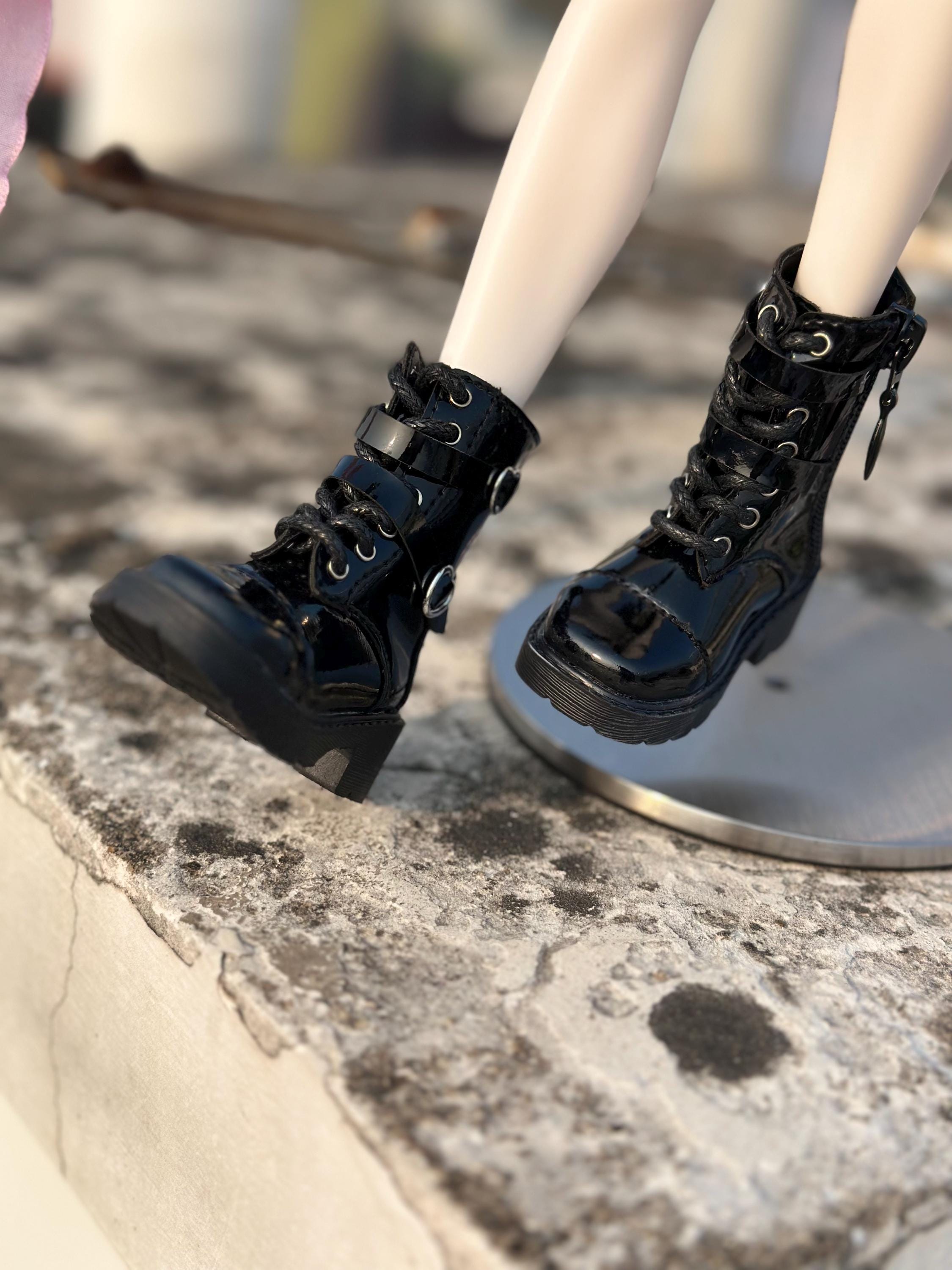 1/4 in Stock Patent Boots Love Punk Shoes BJD Asai Cd2 Msd Mdd - Etsy