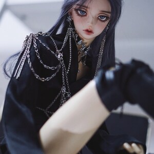 BJD Accessories Preorder 1/4 1/3 68cm ID75 Choker Body Chain Earrings ...