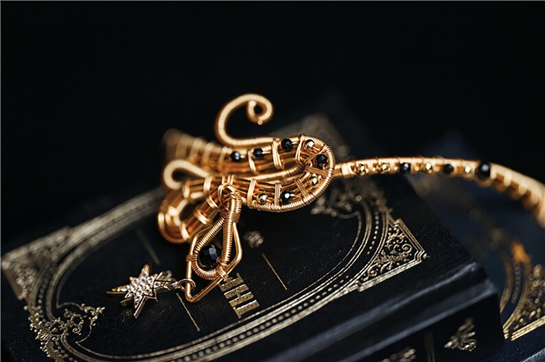 BJD 1/3 Ornament Preorder Golden Snake Shape Crown 70cm Soom - Etsy