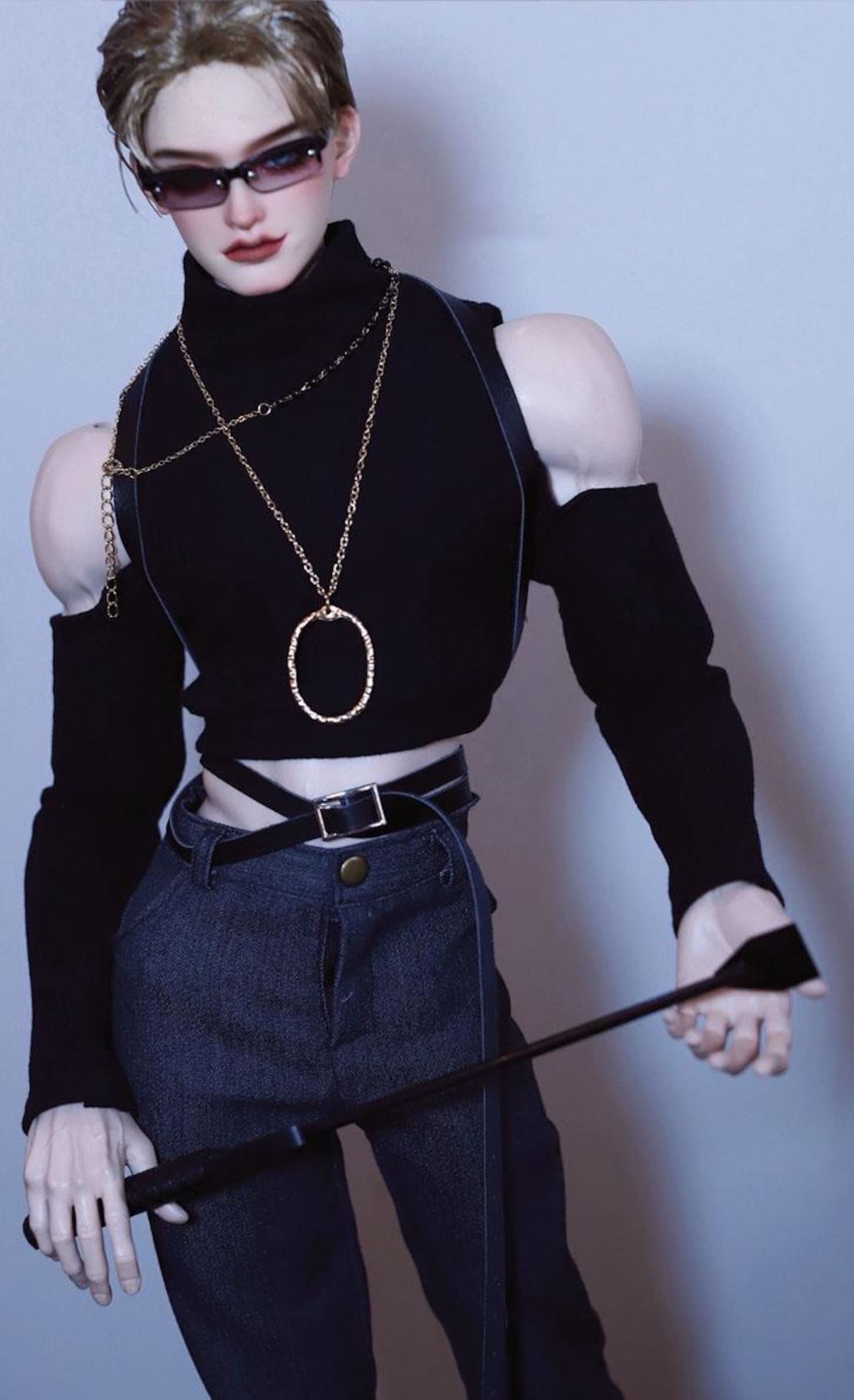 BJD 1/4 1/3 SSDF ID75 in Stock Turtleneck Shirt Sleeveless Arm Sleeve ...