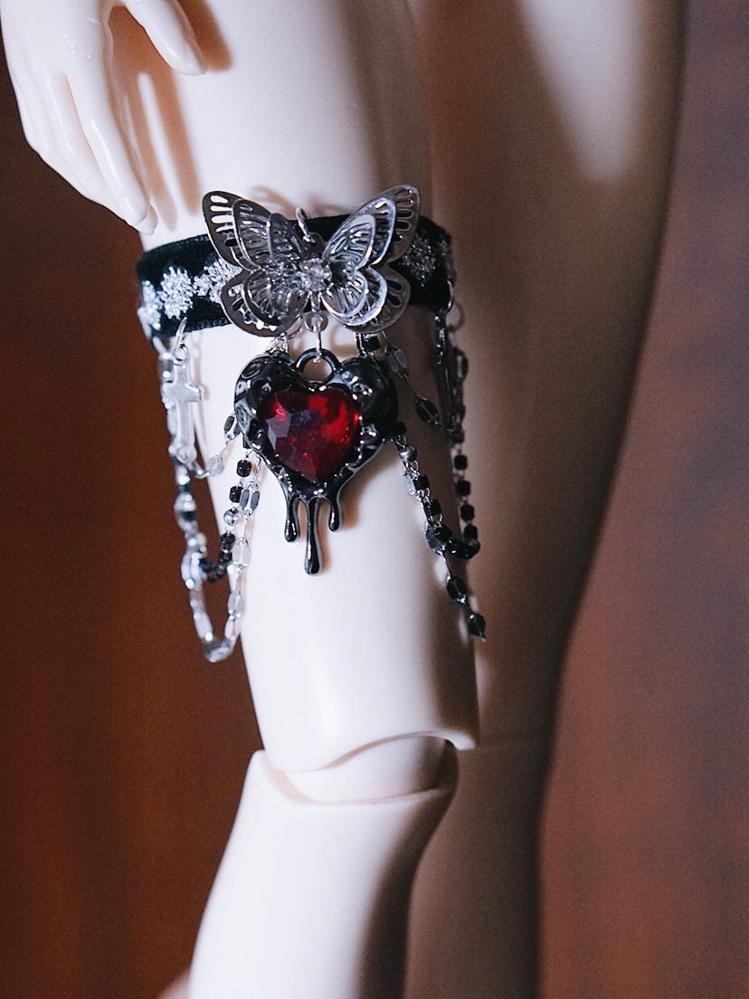 BJD Preorder 1/4 1/3 68cm ID75 Choker Waist Chain Leg Garter Gothic ...