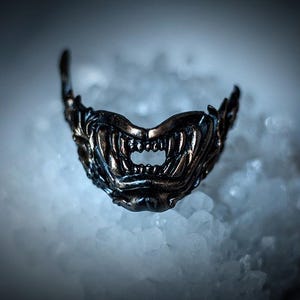 ID75 Mask in Stock Cyberpunk Metal Hand Painting 3D Printing BJD - Etsy