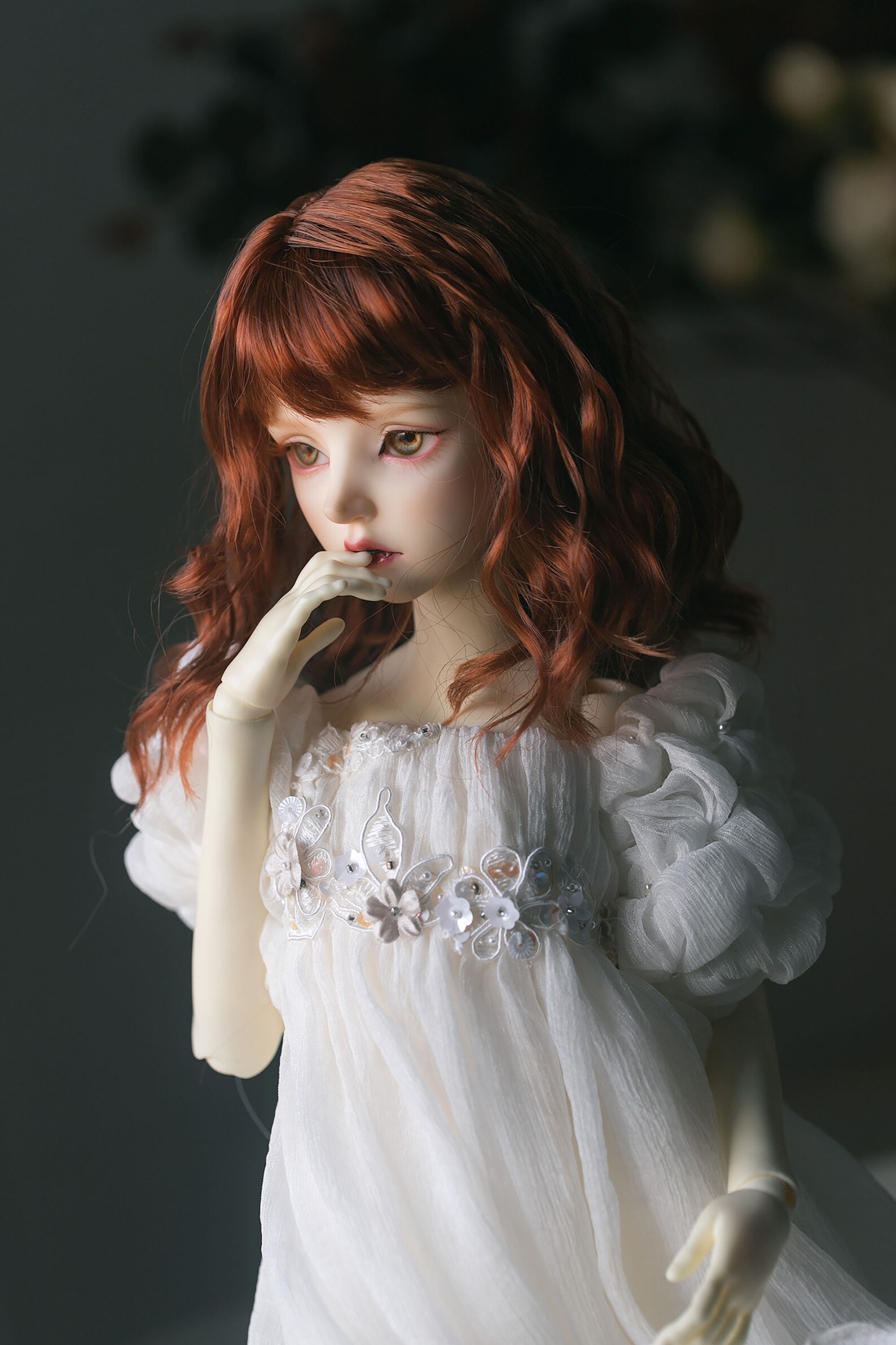 BJD 1/3 1/4 1/6 Wigs in Stock Curly Mix Brown Blonde - Etsy