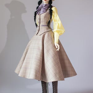 1/3 Custom Vest+ Shirt+ Skirt+ Bustle Retro Dress Set Preorder ...