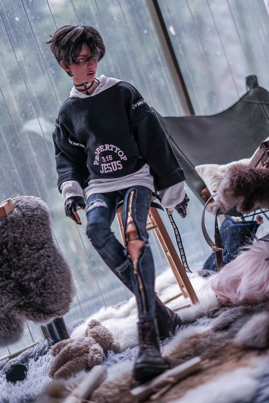 BJD Customised Clothes Top Layered-look Jumper 1/4 1/3 Msd Sd17 Id75 ...