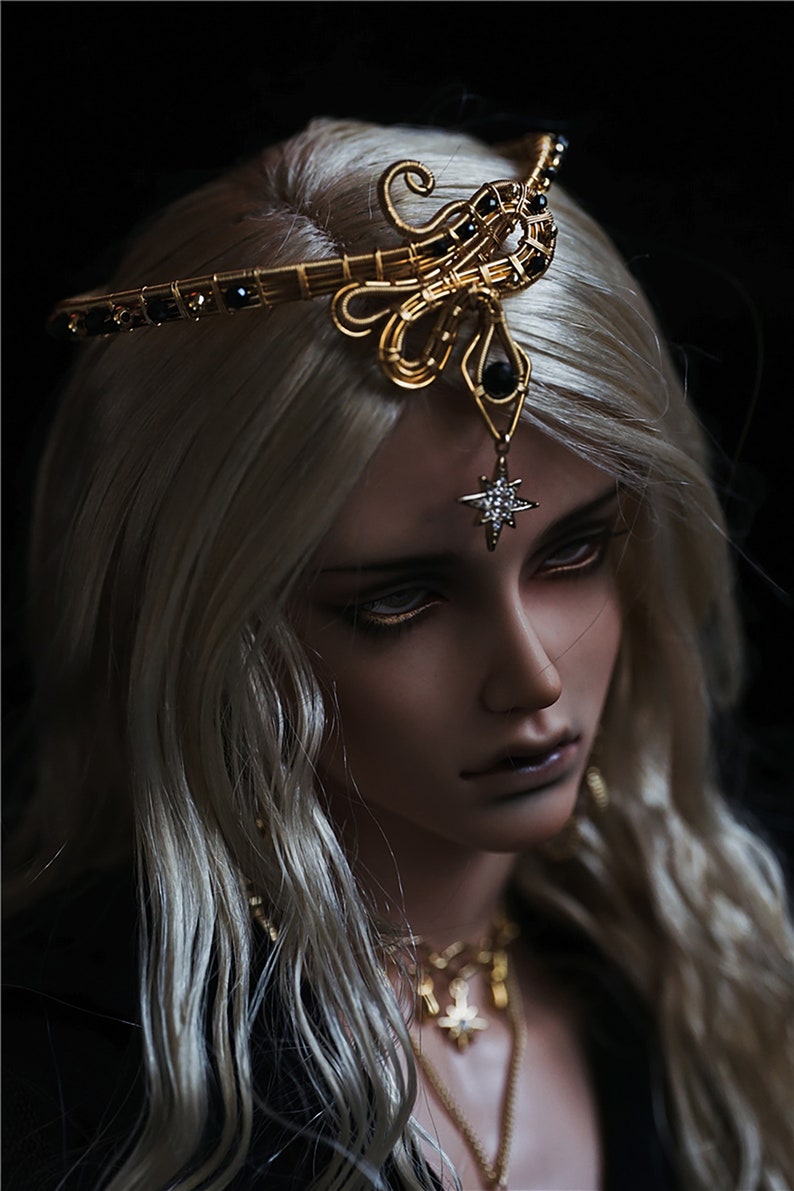 BJD 1/3 Ornament Preorder Golden Snake Shape Crown 70cm Soom - Etsy