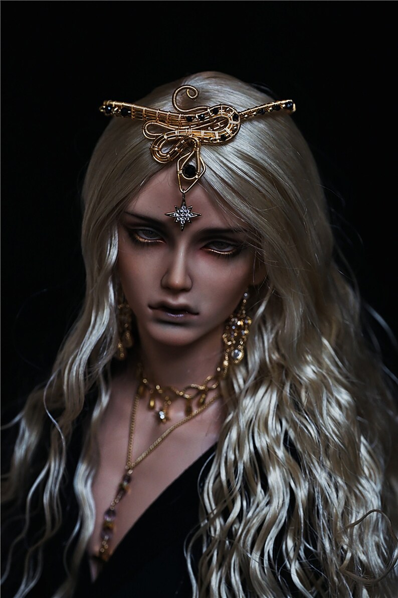 BJD 1/3 Ornament Preorder Golden Snake Shape Crown 70cm Soom - Etsy