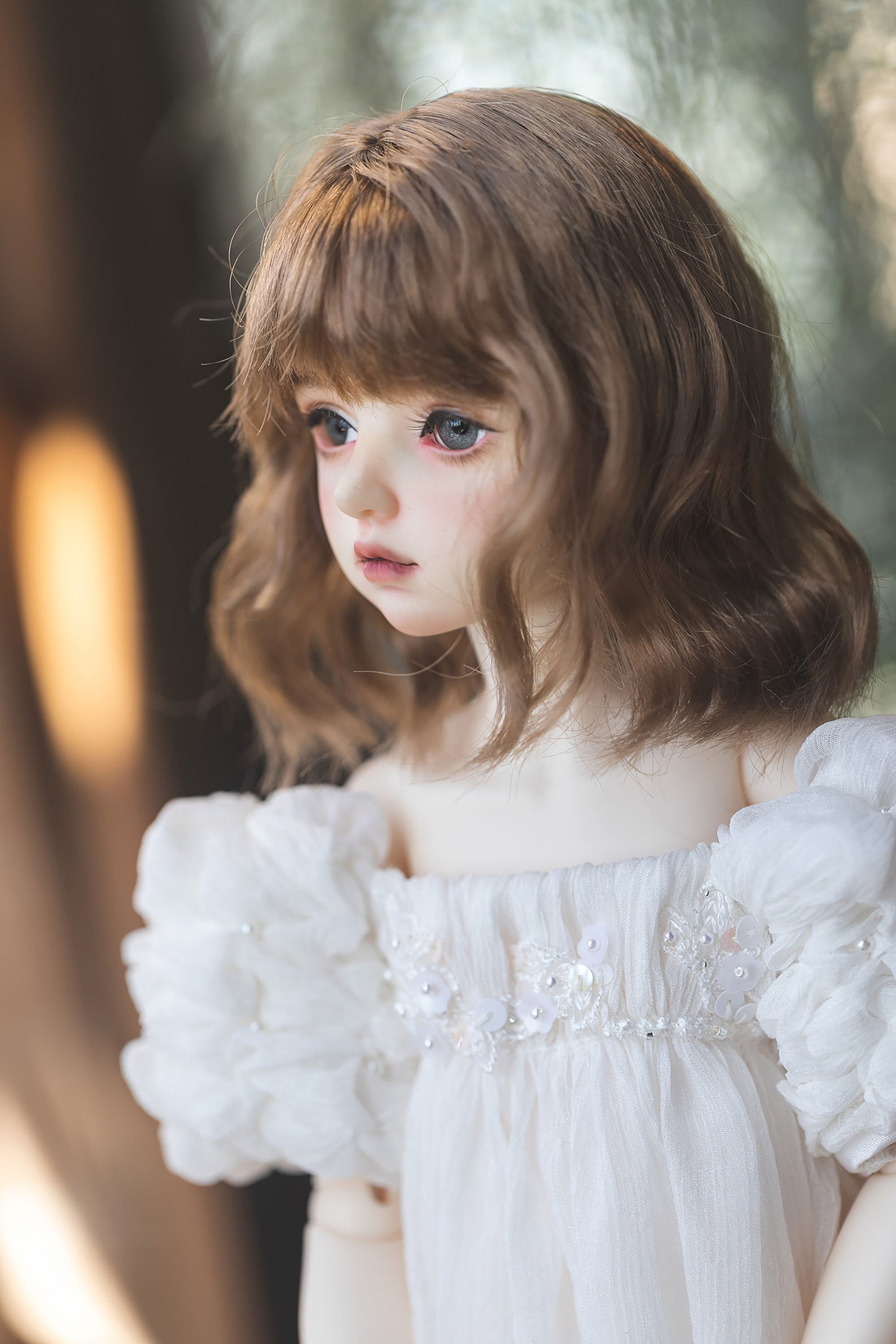 BJD 1/3 1/4 1/6 Wigs in Stock Curly Mix Brown Blonde - Etsy