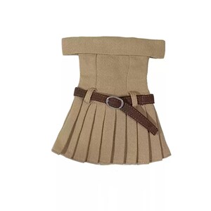 BJD 1/4 in Stock off Shoulder Short Pleated Dress Mdd Msd - Etsy