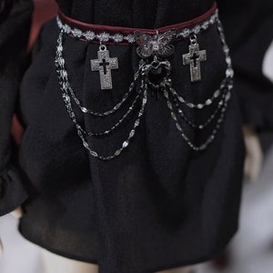 BJD Preorder 1/4 1/3 68cm ID75 Choker Waist Chain Leg Garter Gothic ...