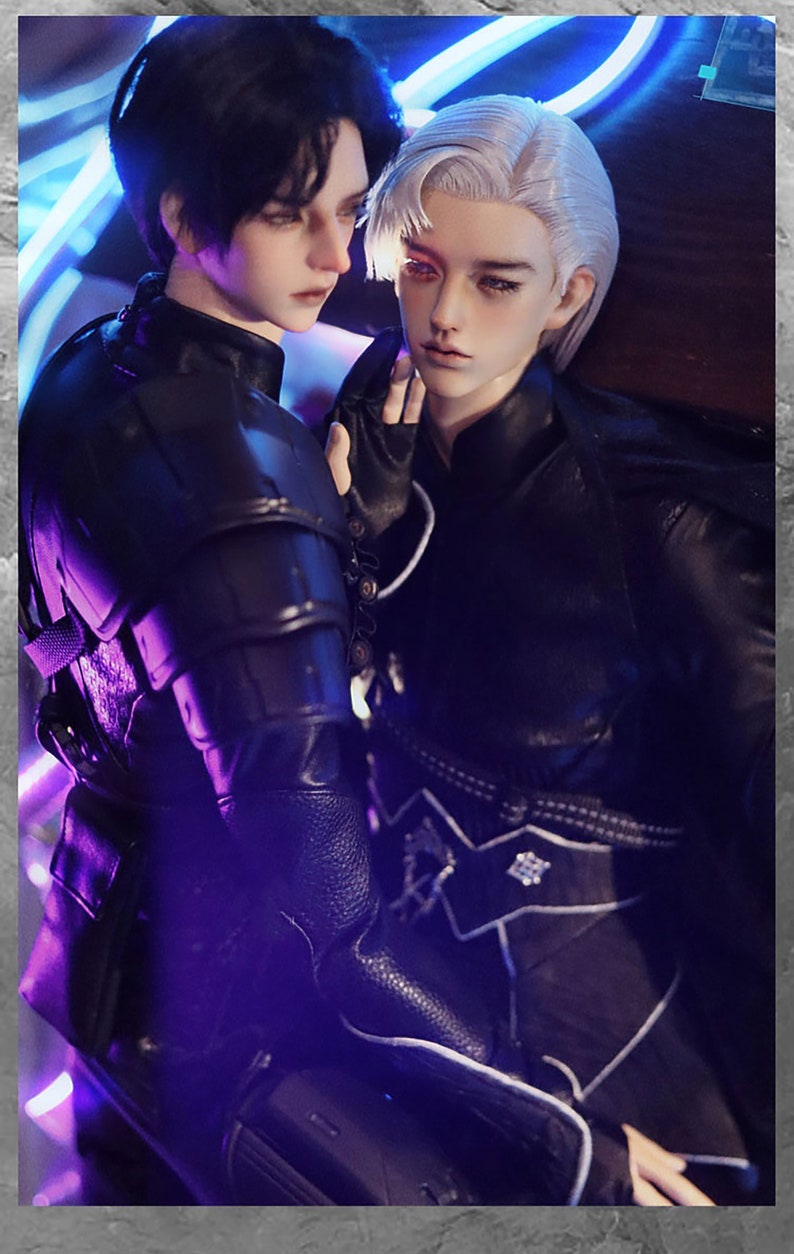 BJD in Stock ID75 SD17 PU Leather Motorcycle Gloves - Etsy