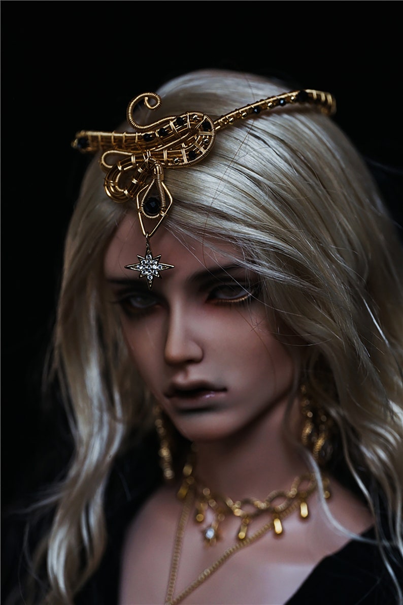 BJD 1/3 Ornament Preorder Golden Snake Shape Crown 70cm Soom - Etsy