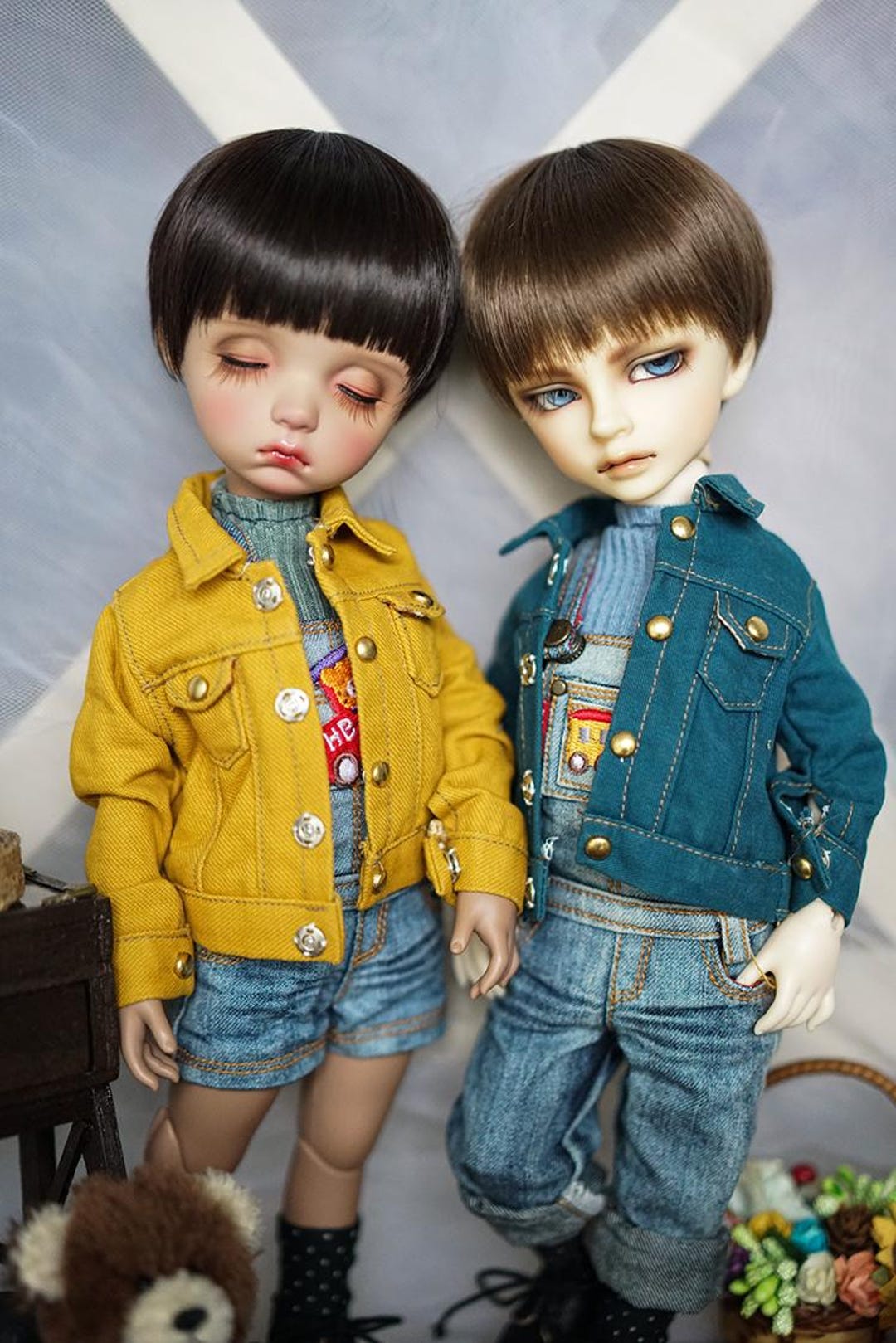 1/4 1/6 Preorder Denim Jacket Outfit BJD Clothes Imda 3.0 - Etsy