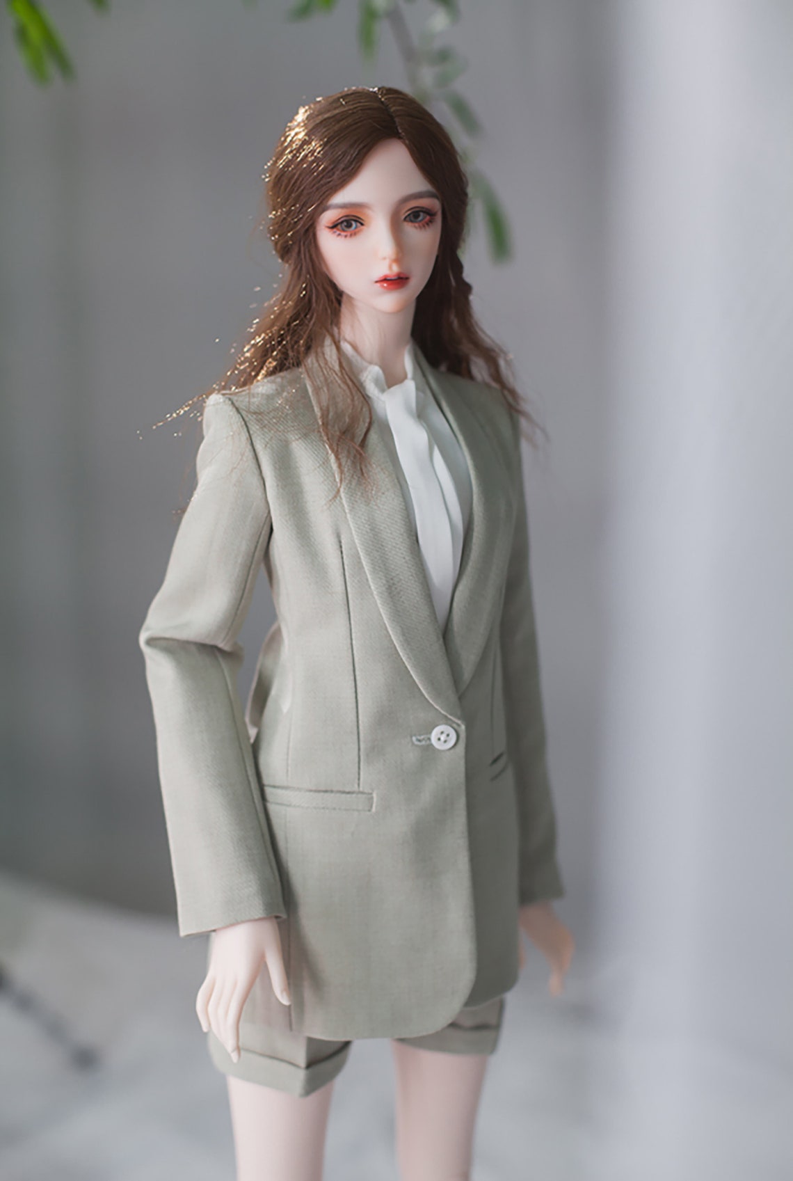 BJD Customize Girls Blazer Pink Green Casual Preorder SD16 - Etsy
