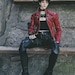 BJD HID ID75 SD17 Preorder Faux Leather Jacket/ PU Slim Pants/ Tank Top ...