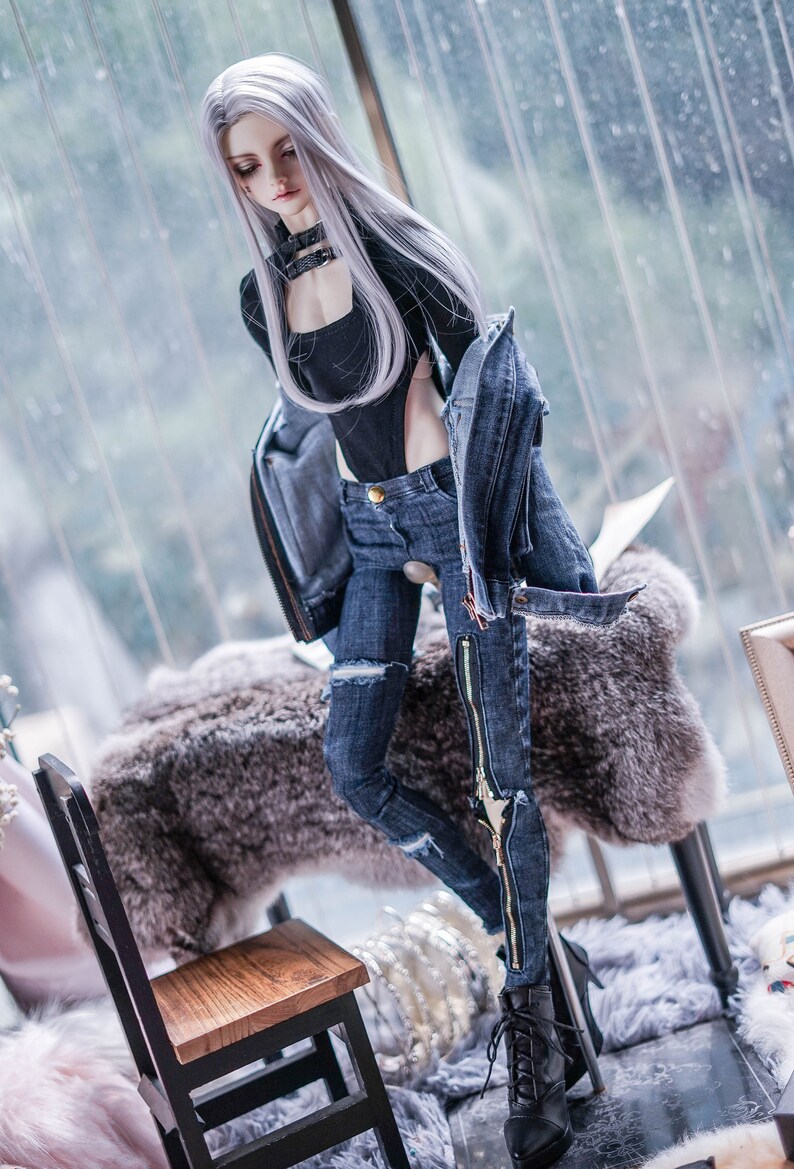 Limited BJD Denim Jacket MSD SD10 SD13 SD17 65cm Girl DD 70cm - Etsy