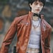 BJD HID ID75 SD17 Preorder Faux Leather Jacket/ PU Slim Pants/ Tank Top ...