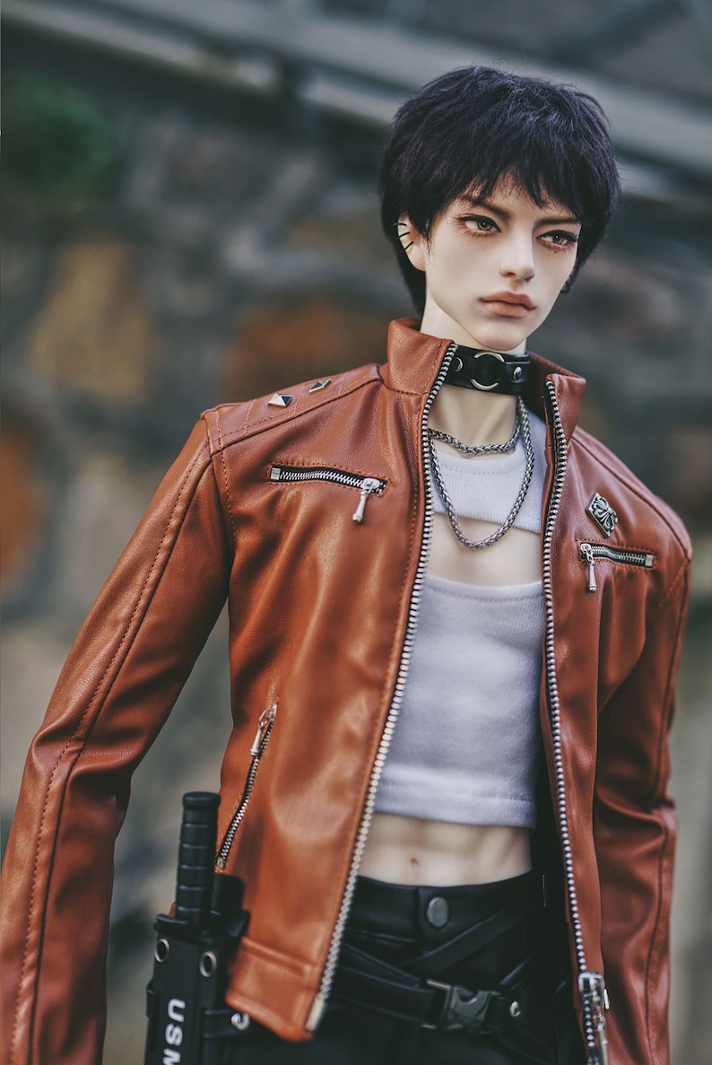 BJD HID ID75 SD17 Preorder Faux Leather Jacket/ PU Slim Pants/ - Etsy