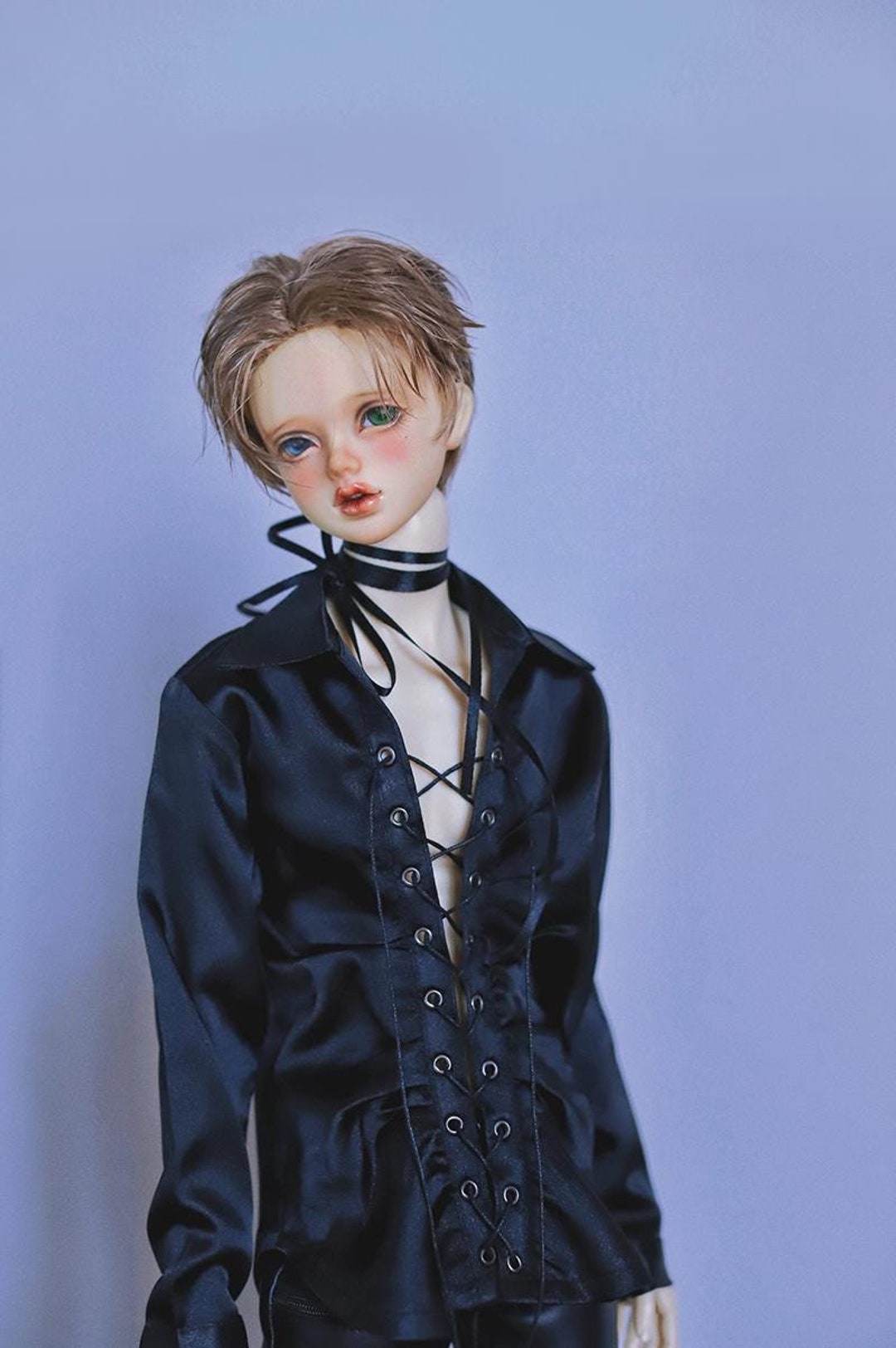 1/4 1/3 68cm 73cm 75cm Preorder Silky Shirt BJD Punk Gothic Outfit ID75 ...