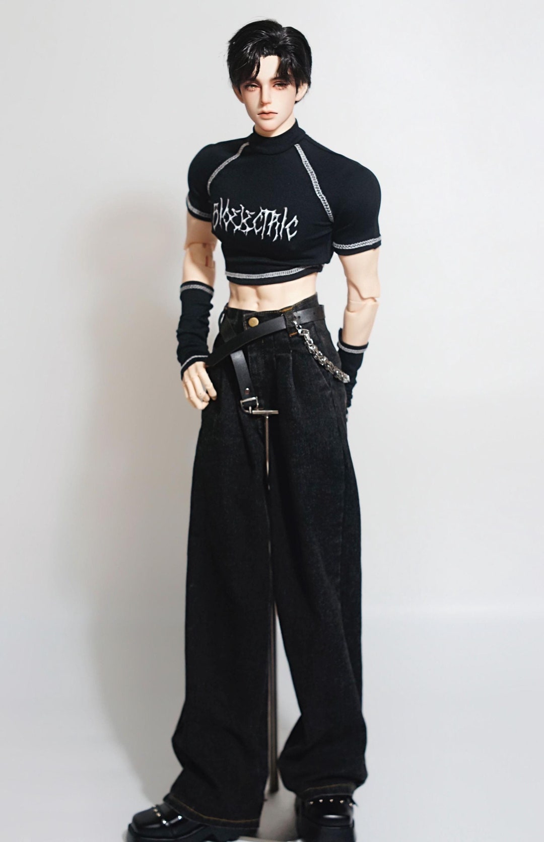 73cm ID75 Preorder Wide Leg Jeans High Waist BJD Clothes Outfits 75cm ...