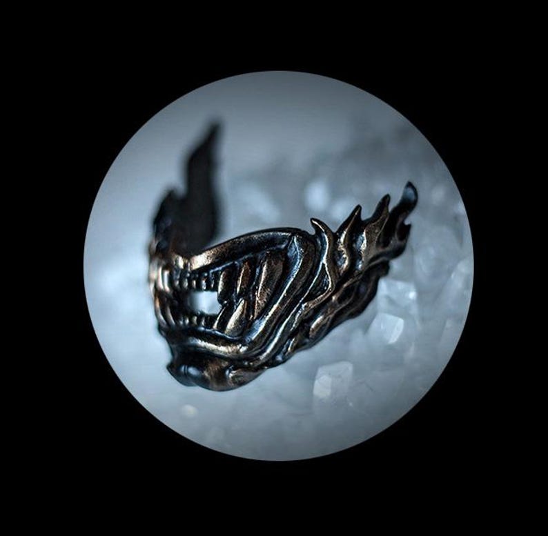 ID75 Mask in Stock Cyberpunk Metal Hand Painting 3D Printing BJD - Etsy