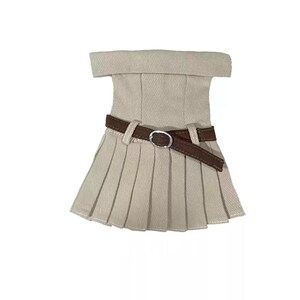 BJD 1/4 in Stock off Shoulder Short Pleated Dress Mdd Msd - Etsy