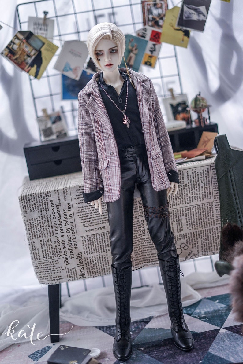BJD Blazer SD17 SD13 MSD 1/4 Checked Jacket 70cm Customize | Etsy