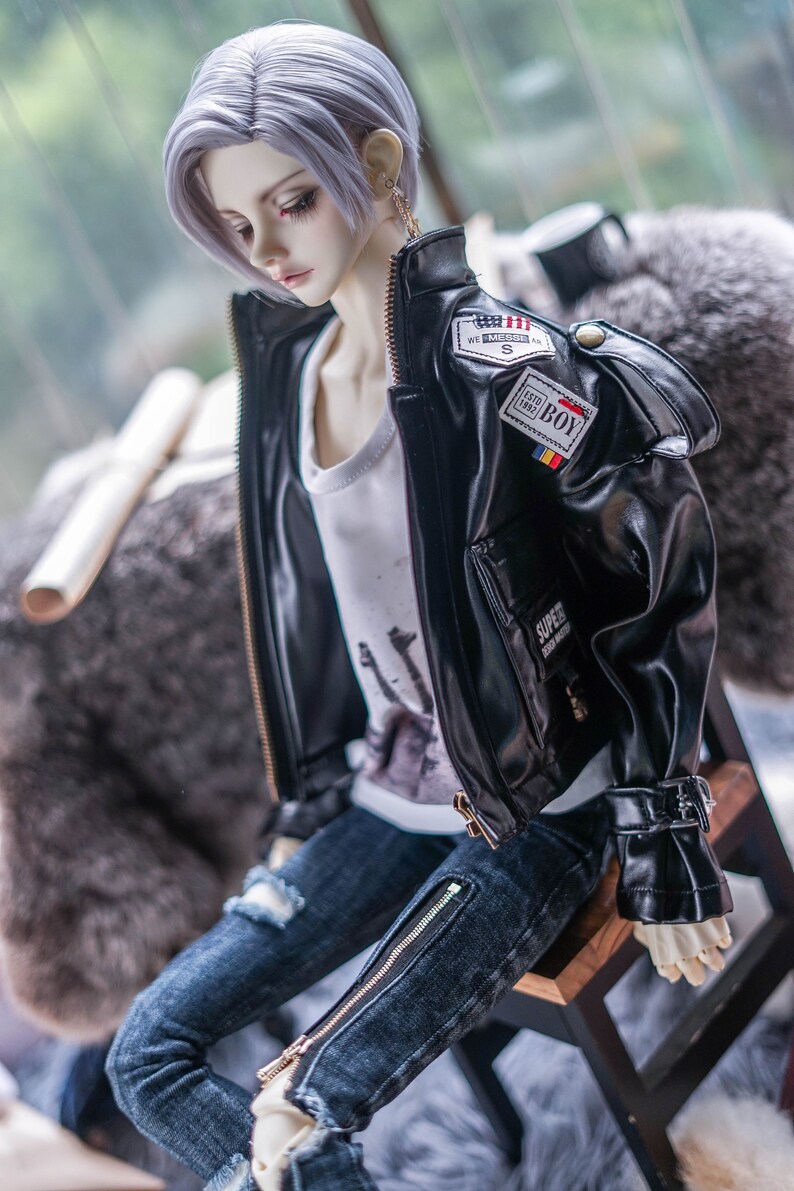 BJD Pilot Jacket Customised 1/3 SD13 SD17 70cm PU Leather - Etsy