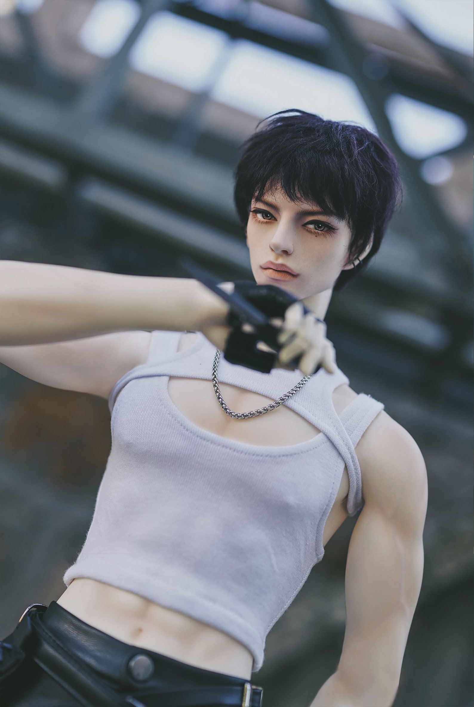 BJD HID ID75 SD17 Preorder Faux Leather Jacket/ PU Slim Pants/ - Etsy