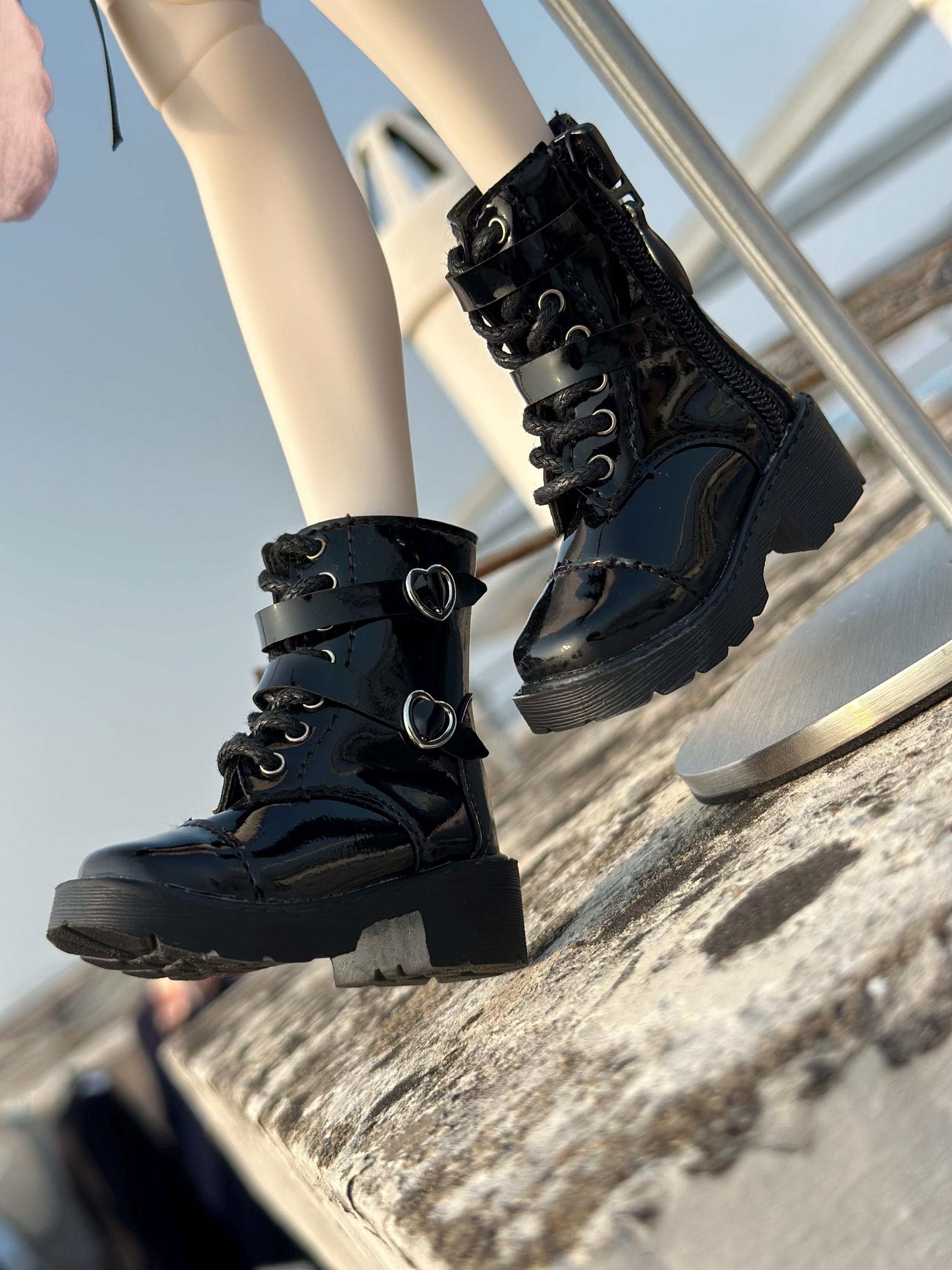 1/4 in Stock Patent Boots Love Punk Shoes BJD Asai Cd2 Msd Mdd - Etsy