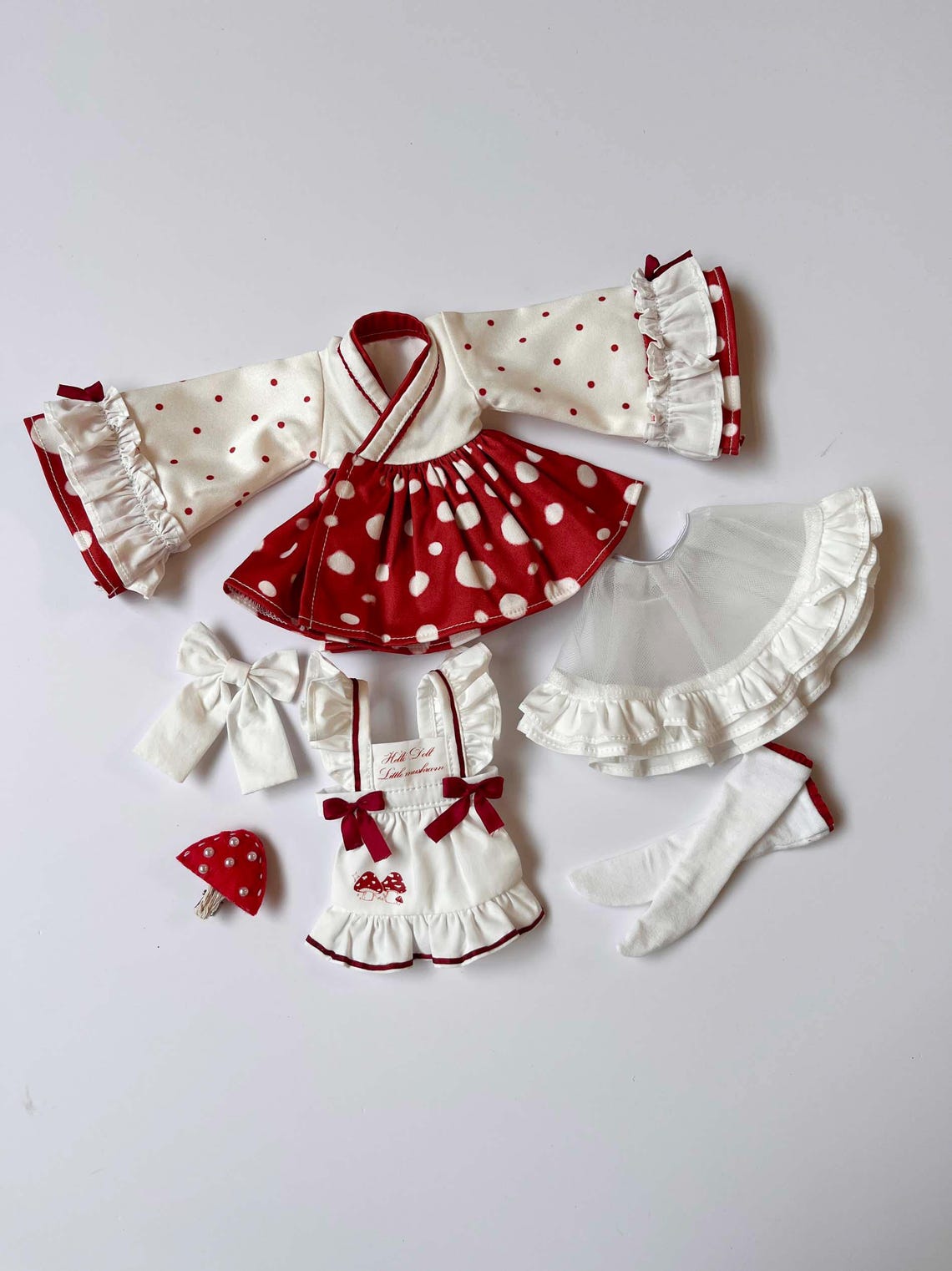 1/4 1/6 Preorder Maiden Clothes Set Mushroom Japanese Kimono Msd Yosd ...