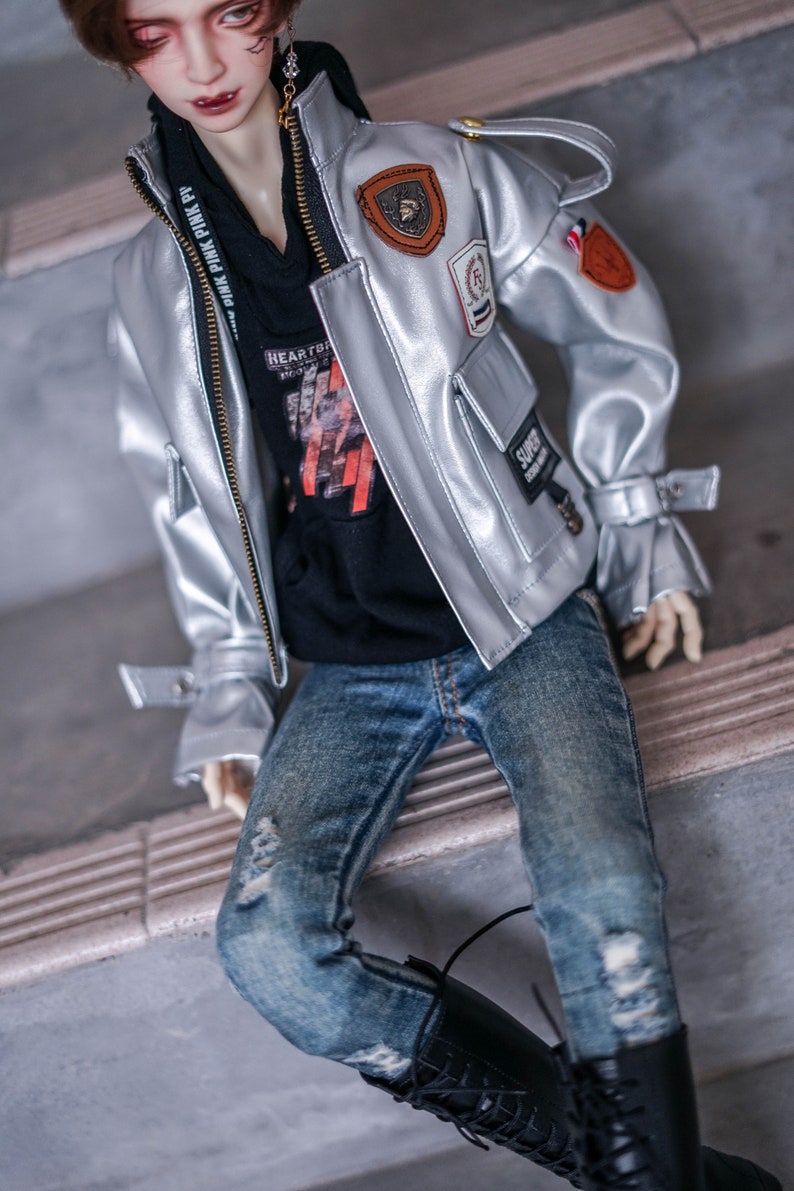 BJD Pilot Jacket Customised 1/3 SD13 SD17 70cm PU Leather - Etsy