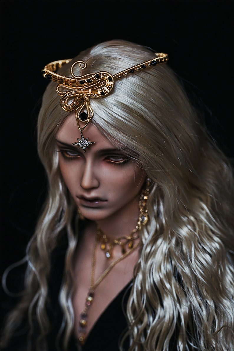 BJD 1/3 Ornament Preorder Golden Snake Shape Crown 70cm Soom - Etsy