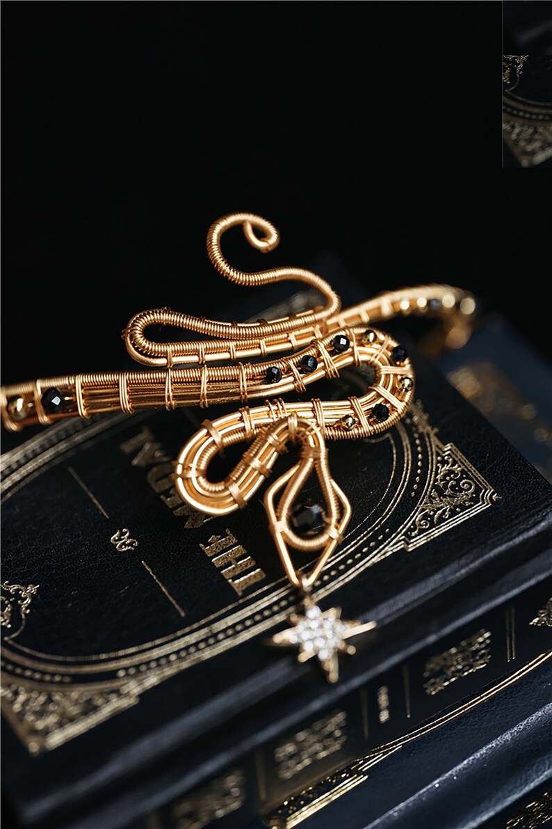 BJD 1/3 Ornament Preorder Golden Snake Shape Crown 70cm Soom - Etsy