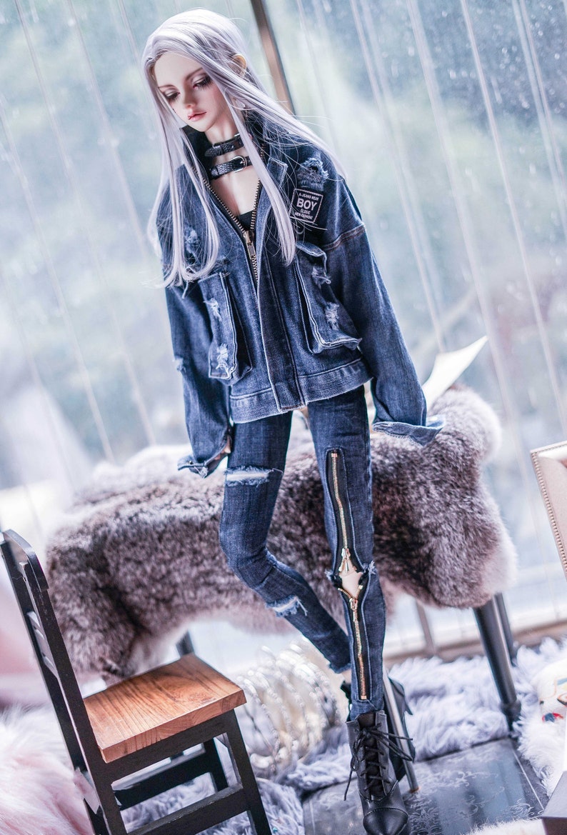 Limited BJD Denim Jacket MSD SD10 SD13 SD17 65cm Girl DD 70cm - Etsy
