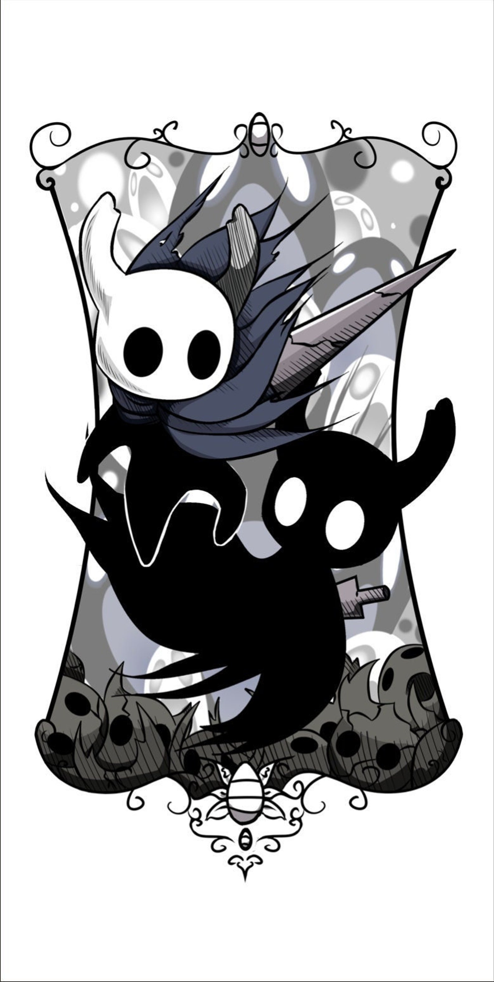 The Little Ghost Hollow Knight-inspired Print - Etsy