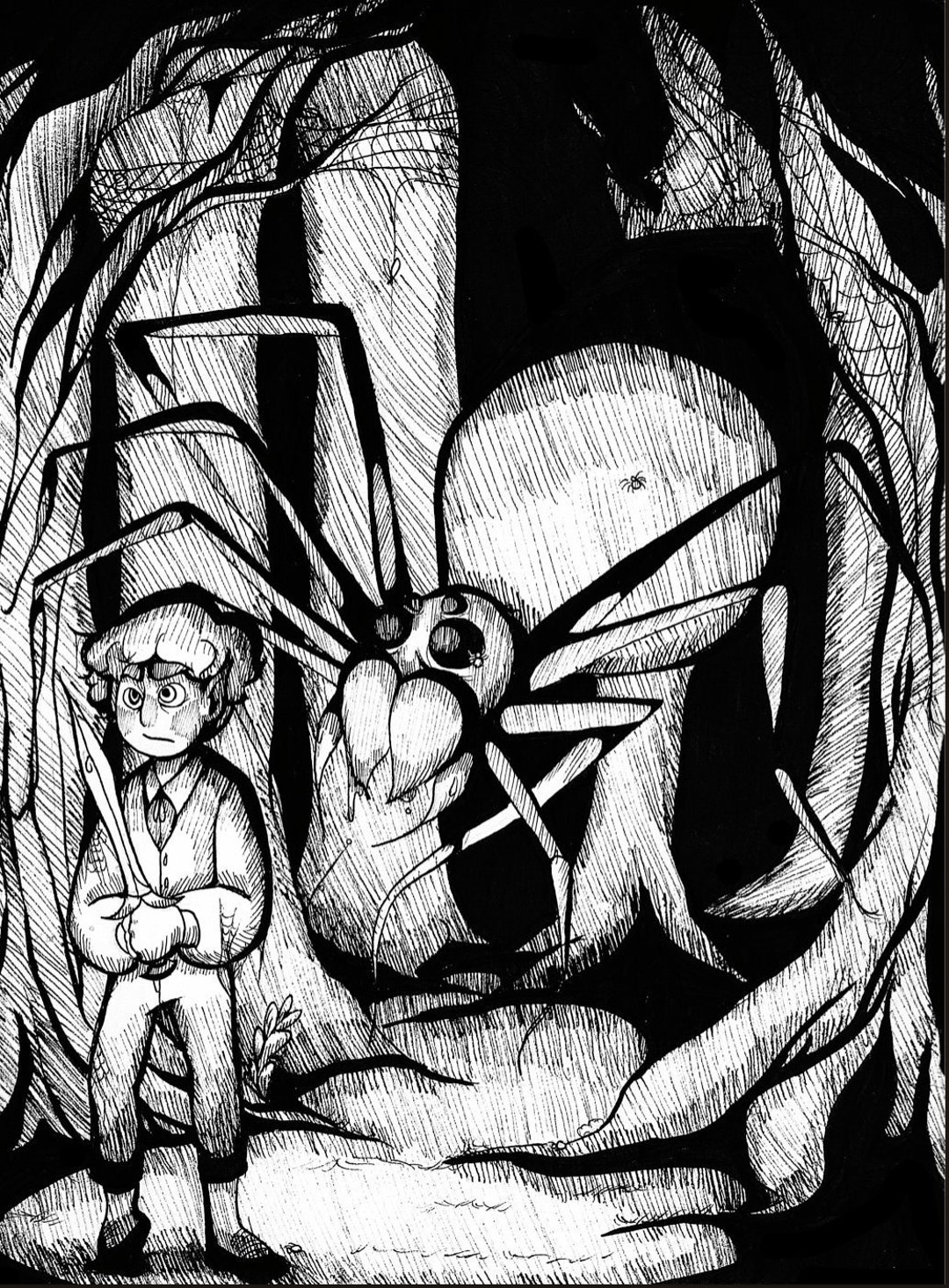 Flies and Spiders Original Hobbit Print - Etsy