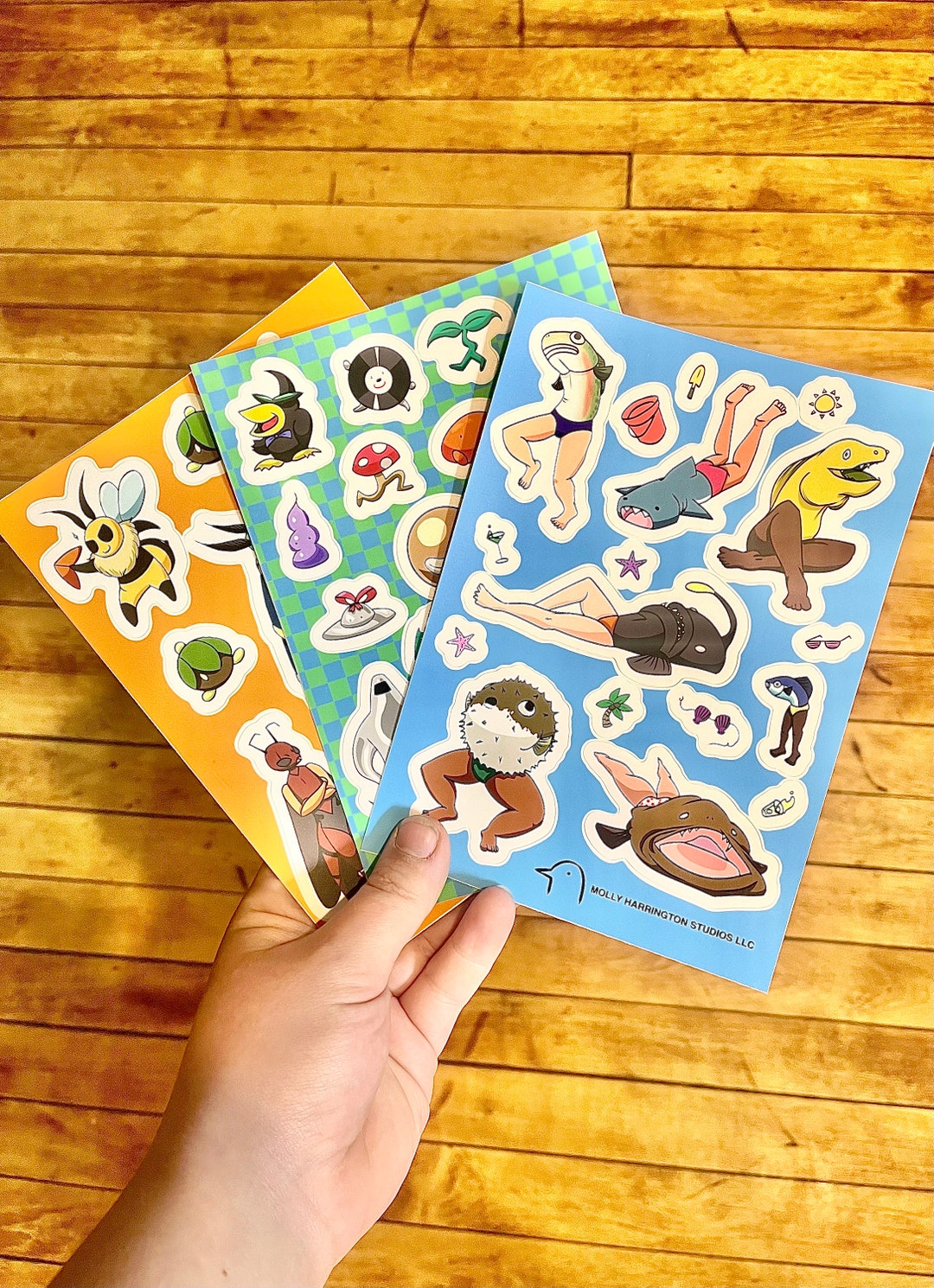 Sticker Sheet Set - Earthbound, Bug Fables, and Reverse Mermaids - Etsy