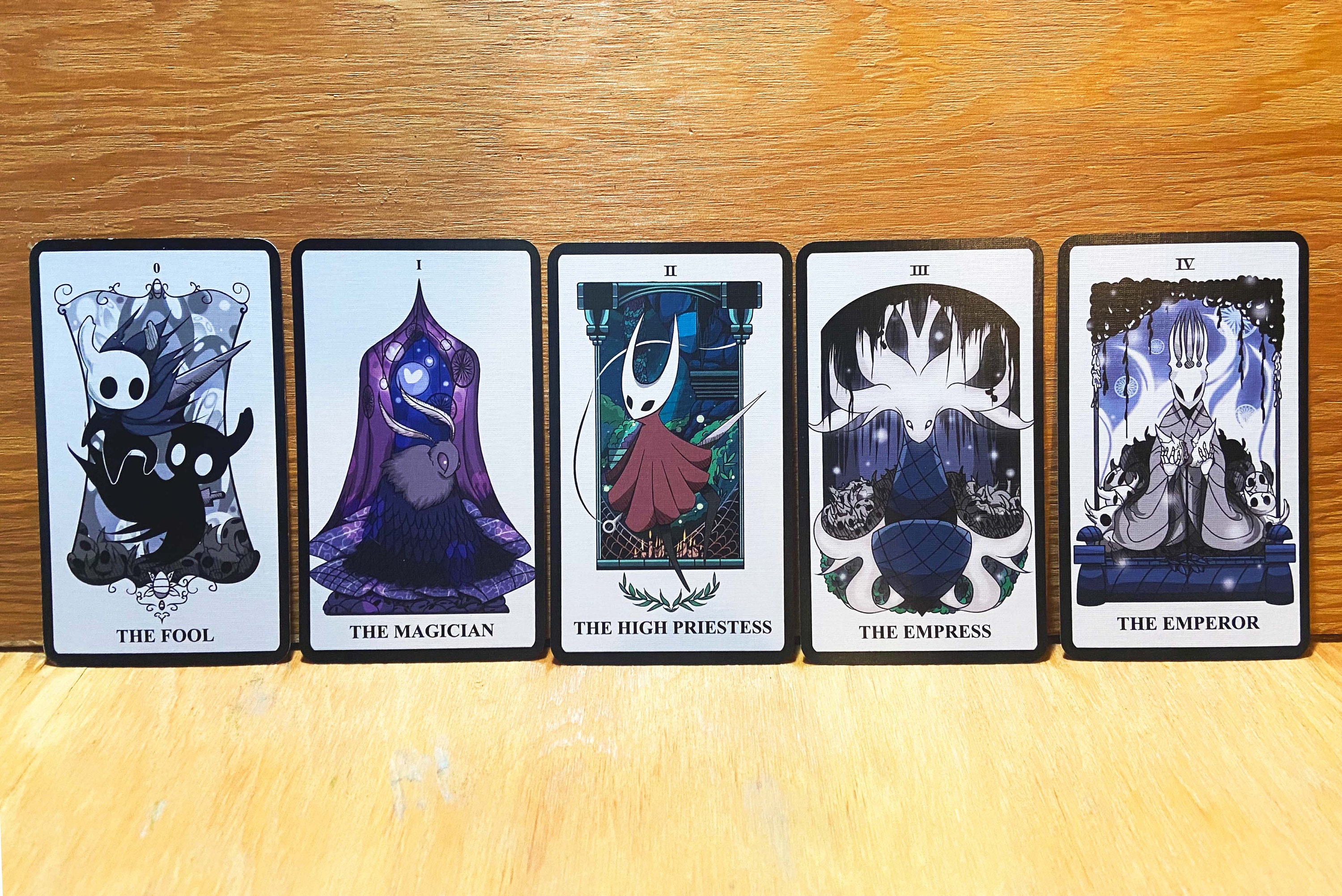 Hollow Knight Tarot Card Deck, 78 Cards With Deck Guide and Box - Etsy