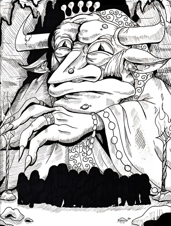 The Hobbit Goblin Drawing