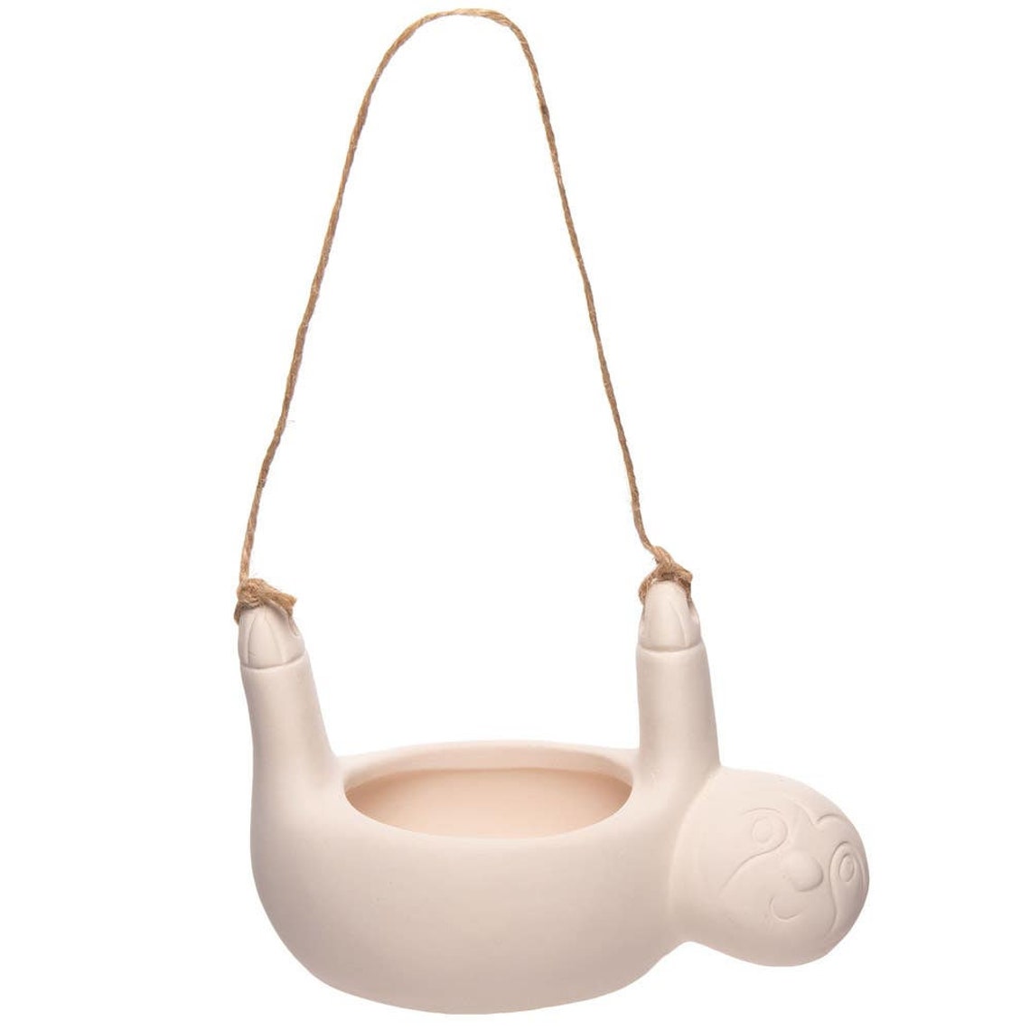 Sloth Ceramic Hanging Flower Pot, Paint Your Own Ceramics , Pottery ...