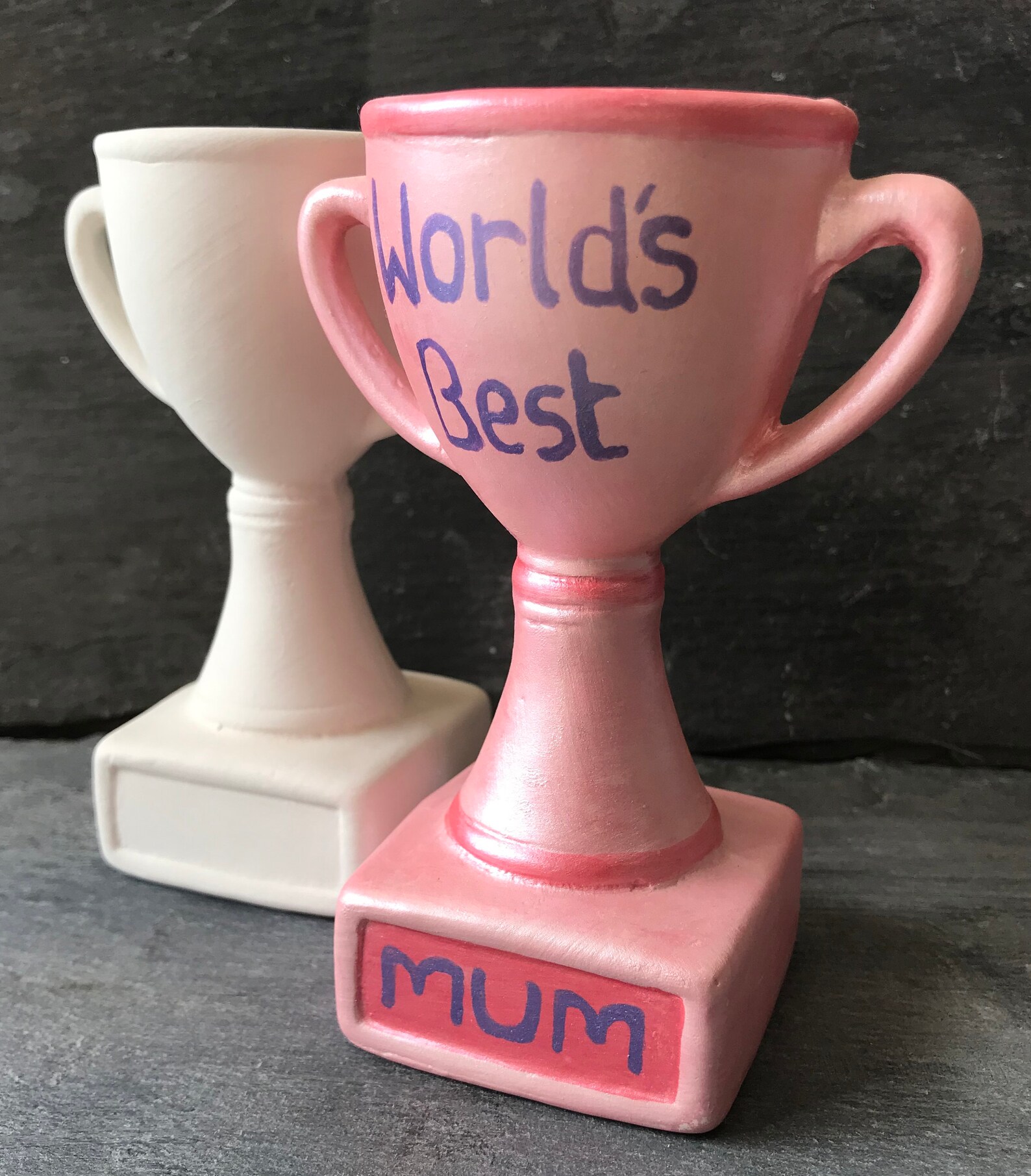 Ceramic Mini Trophy, Paint Your Own Pottery, Pottery Take Away ...
