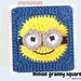 Amigurumi Pattern 4 in 1 Minion Granny Squares - Etsy